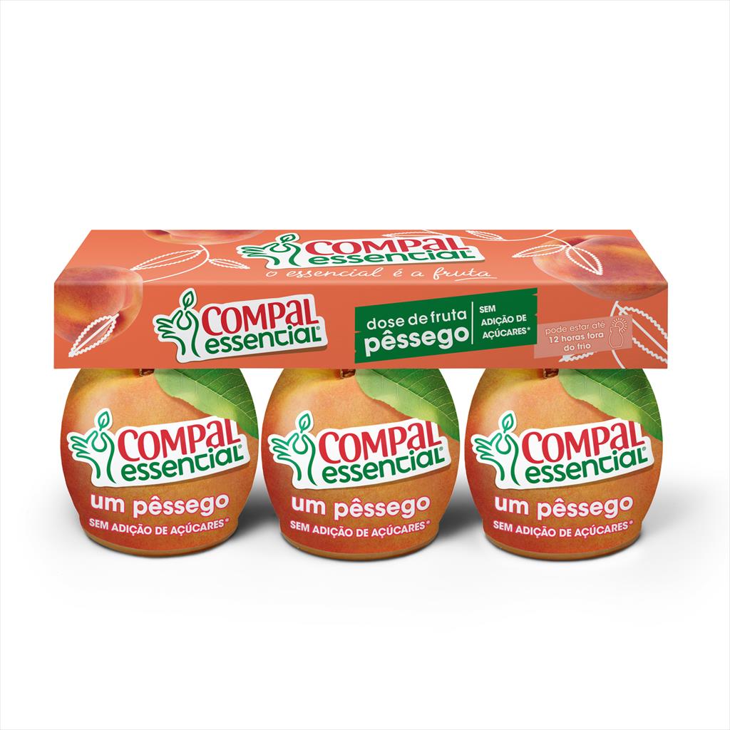 COMPAL ESSENCIAL PESSEGO 3x110 ML